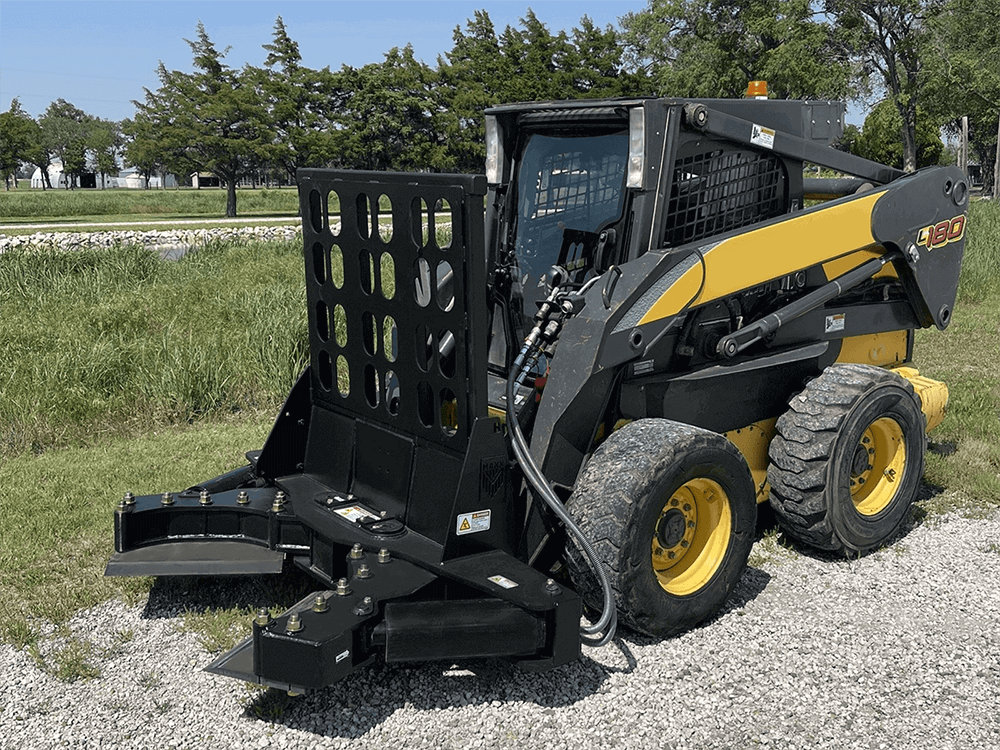 Maxx Attachments 20" Skid Steer Ranch Axe Tree Shear Attachment ...