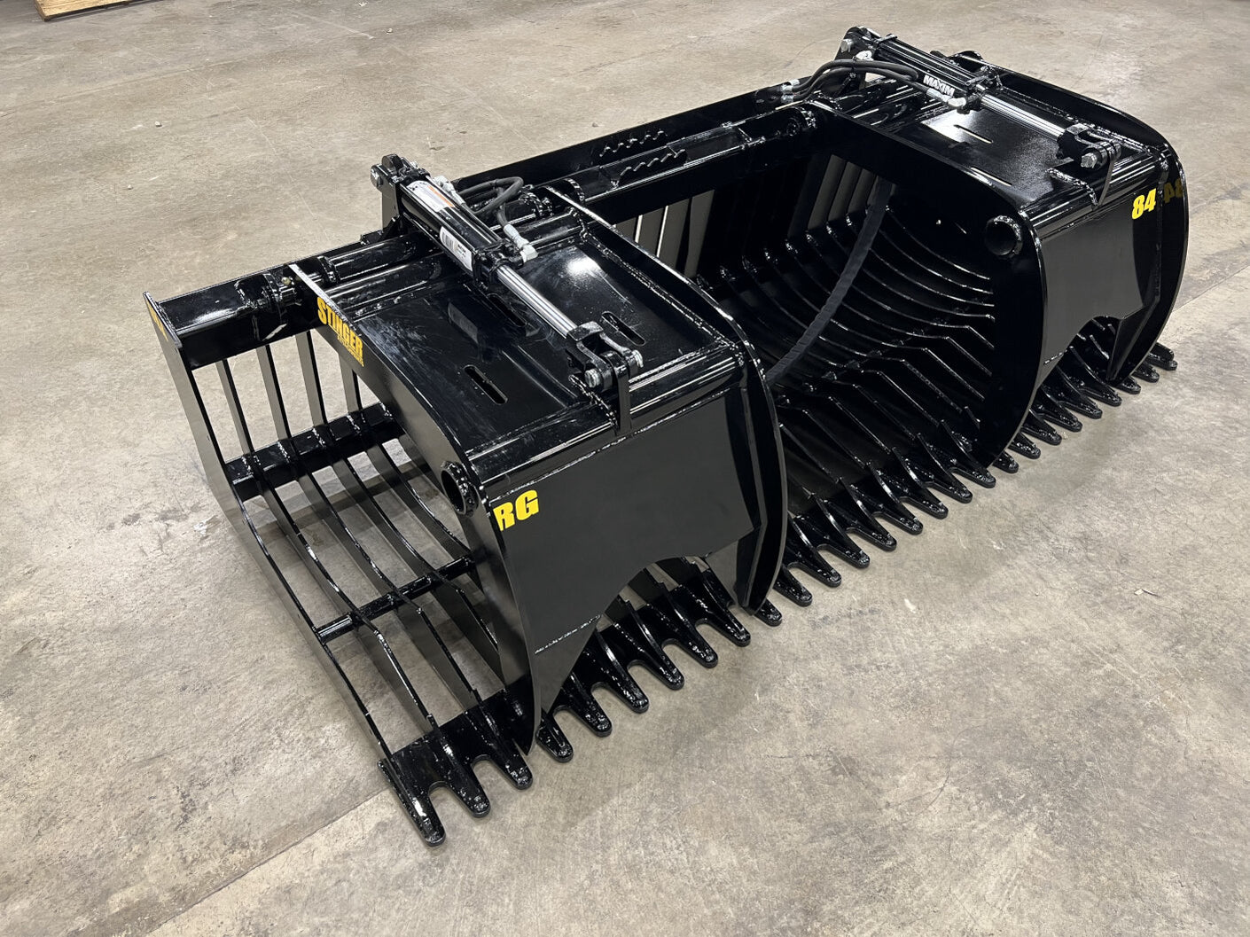 Stinger Attachments Skid Steer Root & Rock Grapple (RRG) — Forestry Pro ...