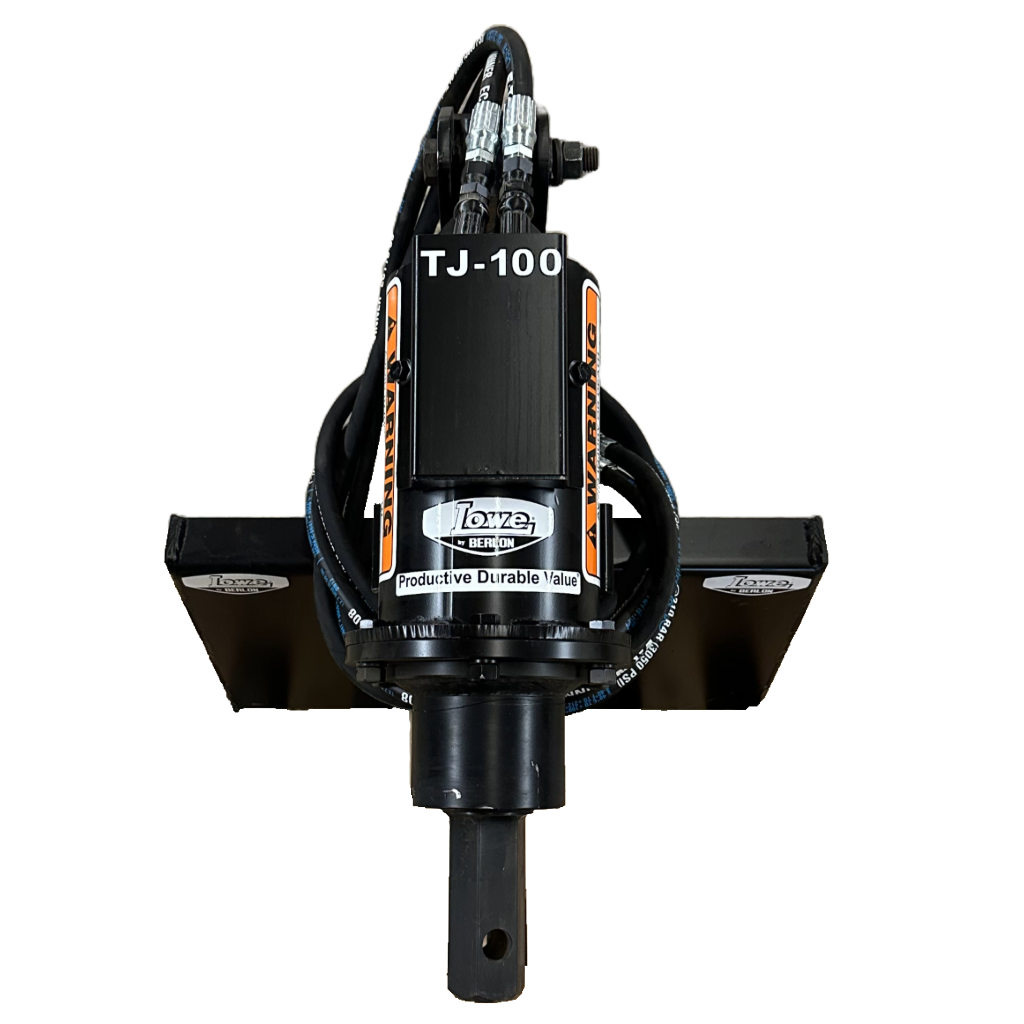 Lowe Mini Mount TJ-100 Planetary Auger 2" Hex Drive with Mounting Plat ...